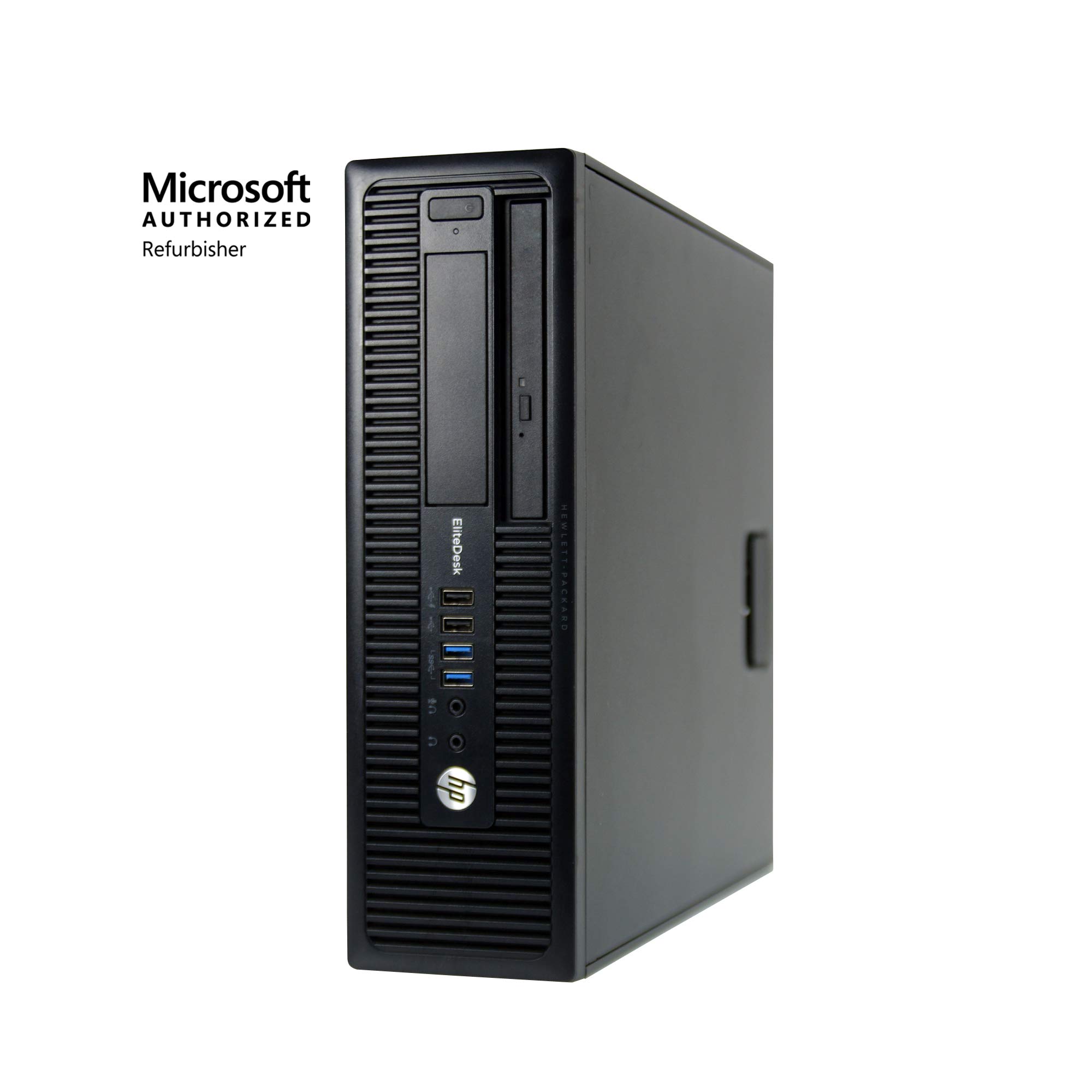 HP EliteDesk 705 G1 SFF, A6-7400B 3.5GHz, 8GB RAM, 2TB Hard Drive, DVDRW, Windows 10 Pro 64Bit (Cerfified Renewed)