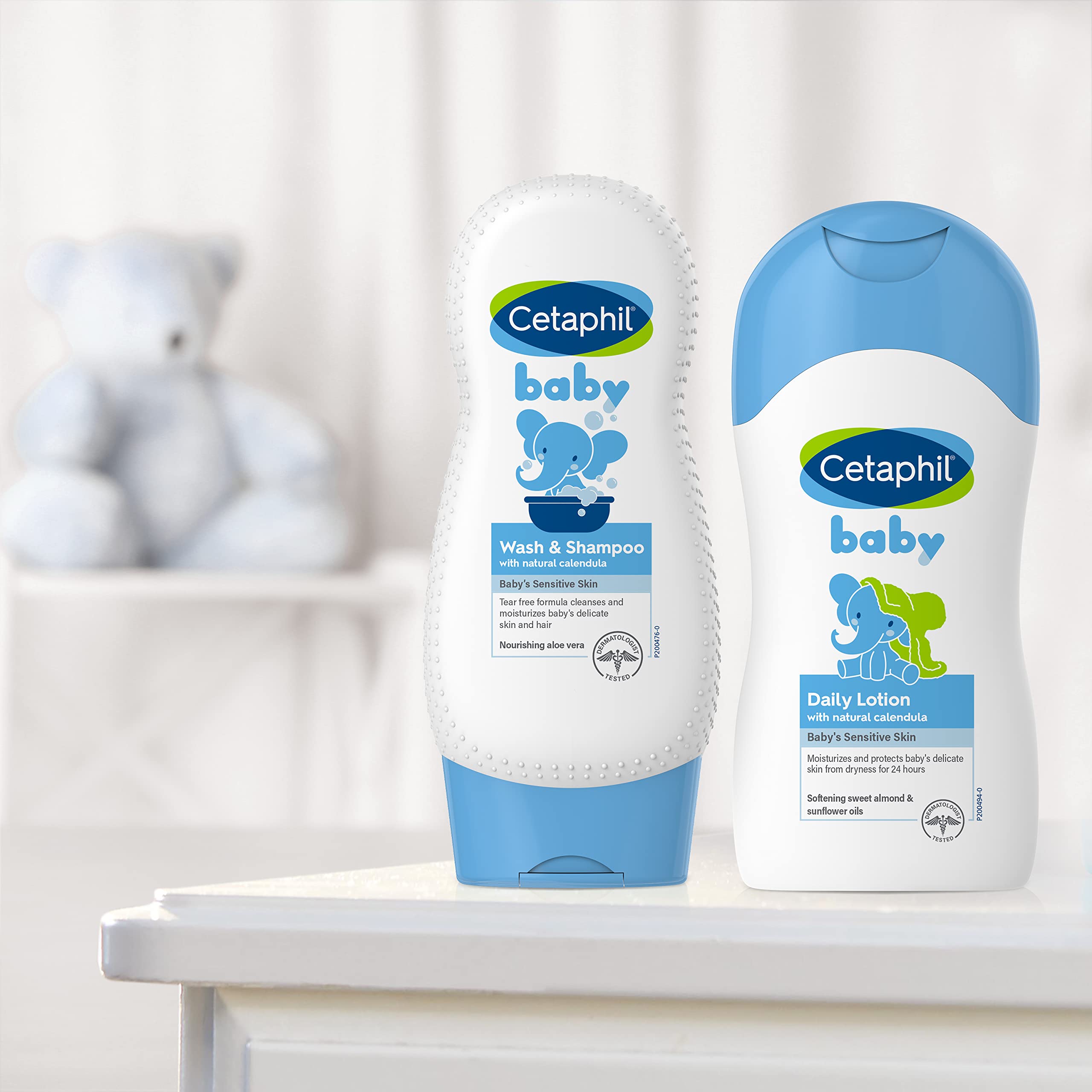 Cetaphil Baby Shampoo and Body Wash with Organic Calendula, 7.8 Fl Oz, Hypoallergenic, Tear Free, Soap Free, Ideal for Everyday Use