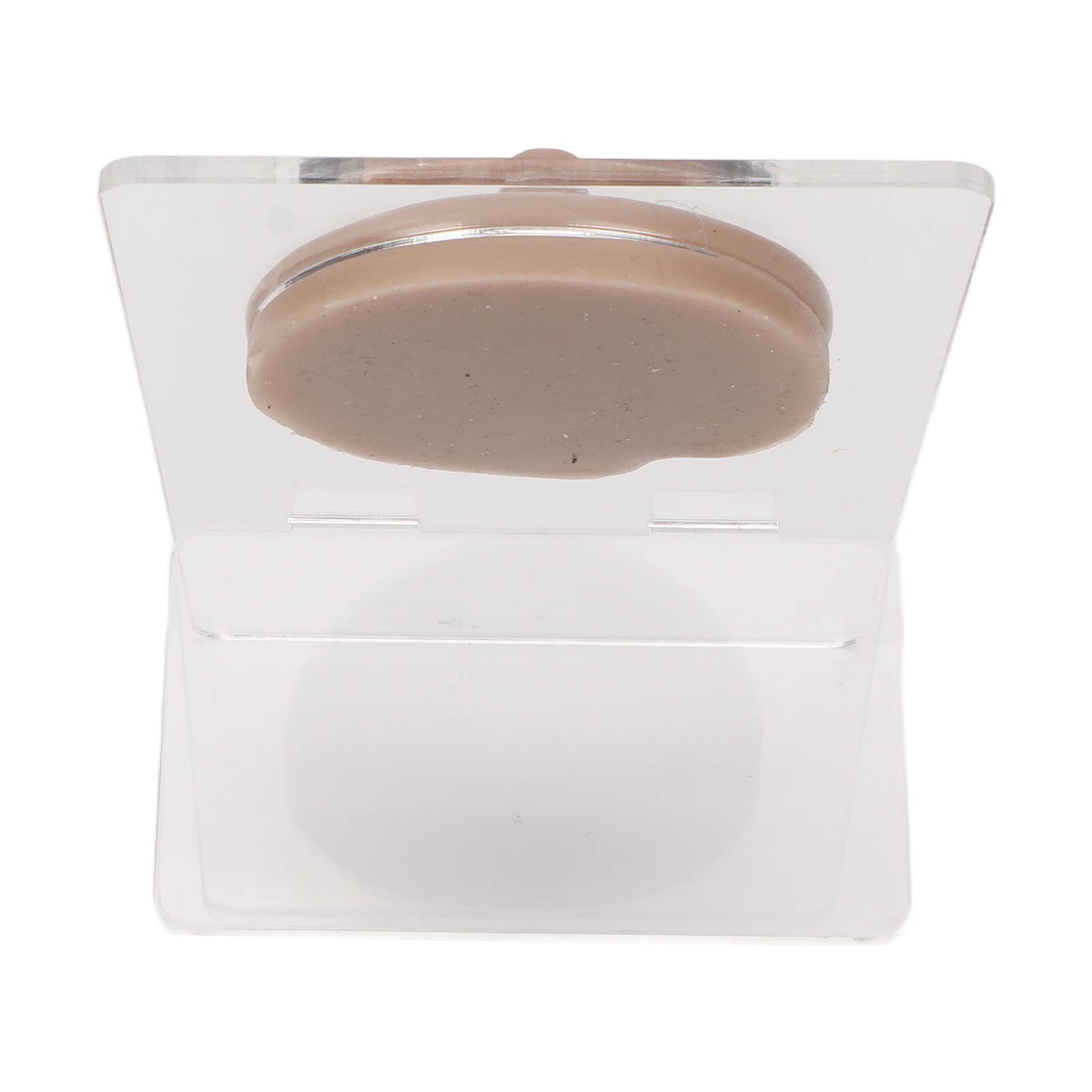 3D Nipple Model, Single Soft Silicone Elastic Simulation Reusable Model with Holder, Simulation Soft Flexible Nipple Display Props for Body Piercing Practice and Jewelry Display (Light Skin Colour)
