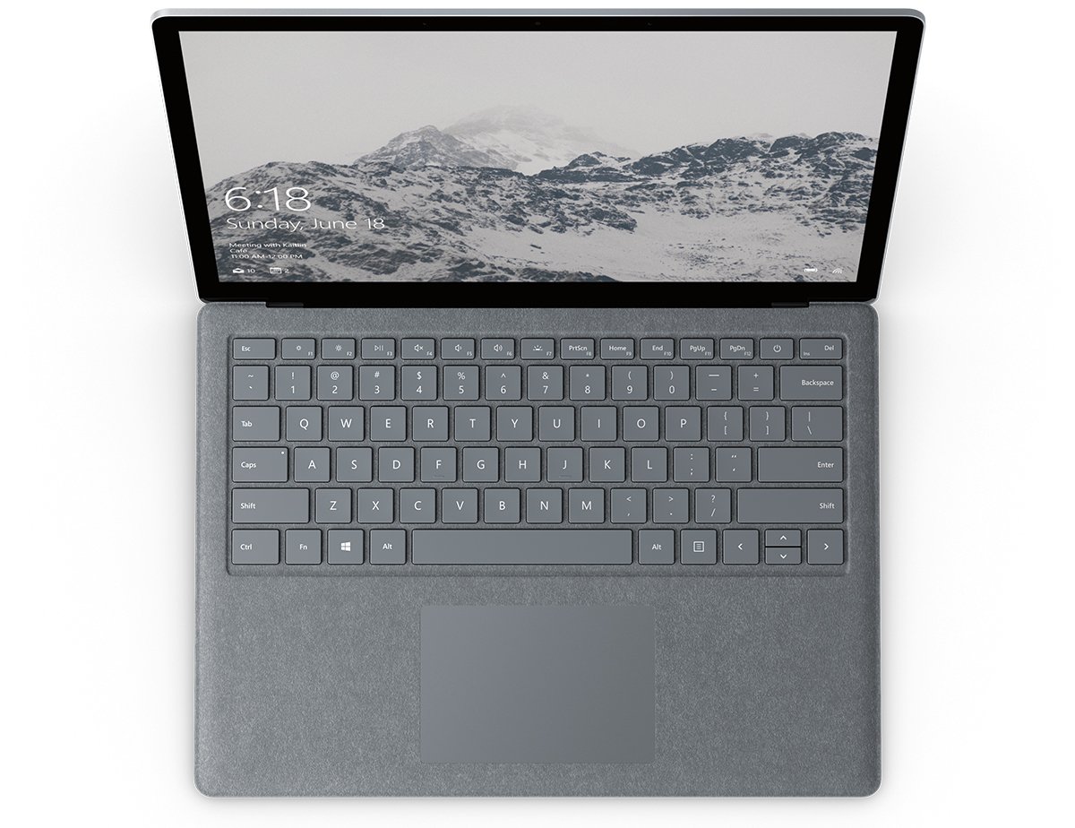 Microsoft Surface Laptop (Platinum) - Intel Core i7-7660U 2.50GHz - 8GB RAM - 256GB SSD 13.5" 2256x1504 Touch (Renewed)