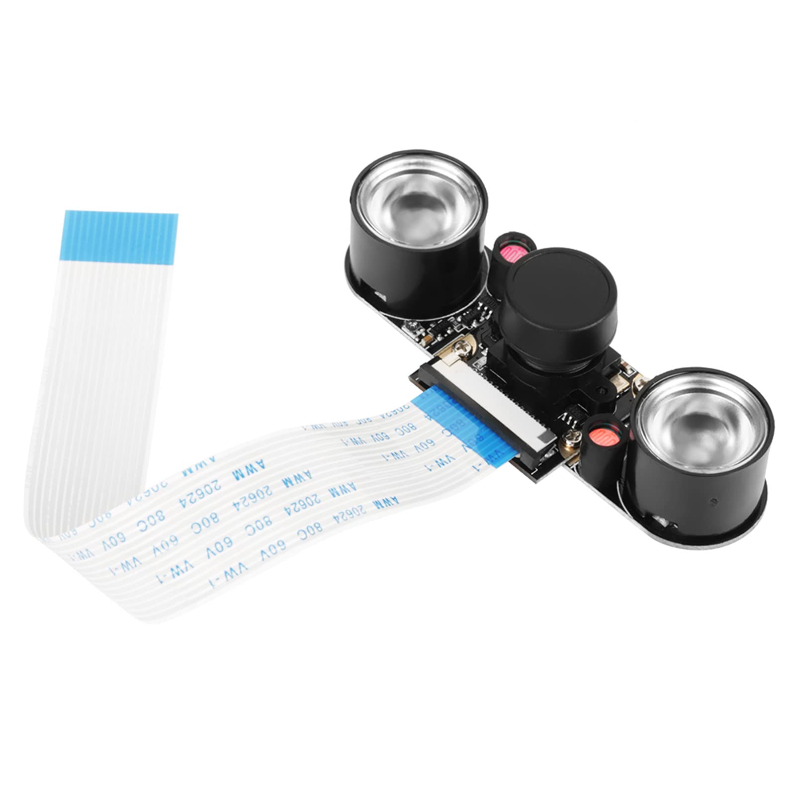 5 Million Pixels Night Vision 130° Viewing Angle Camera Module Board 1080P HD OV5647 Camera Module for Raspberry Pi B 3/2