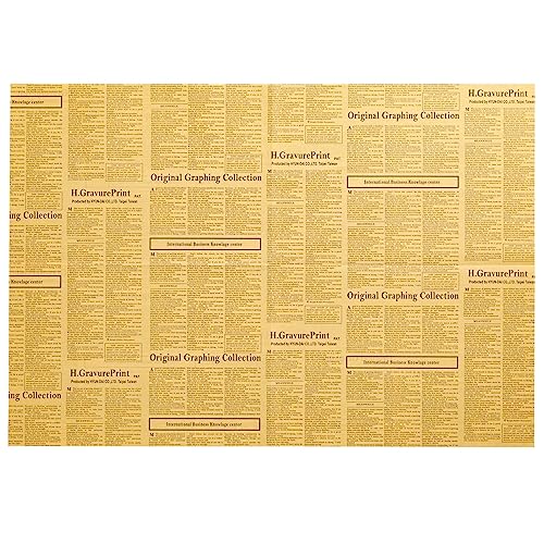 Juvale 12 Sheets of Kraft Paper Newspaper Wrapping Paper for Moving, Packing, Vintage Wrapping Paper for Arts and Crafts, Bulletin Board Easel, DIY Projects (28 x 20 Inches)