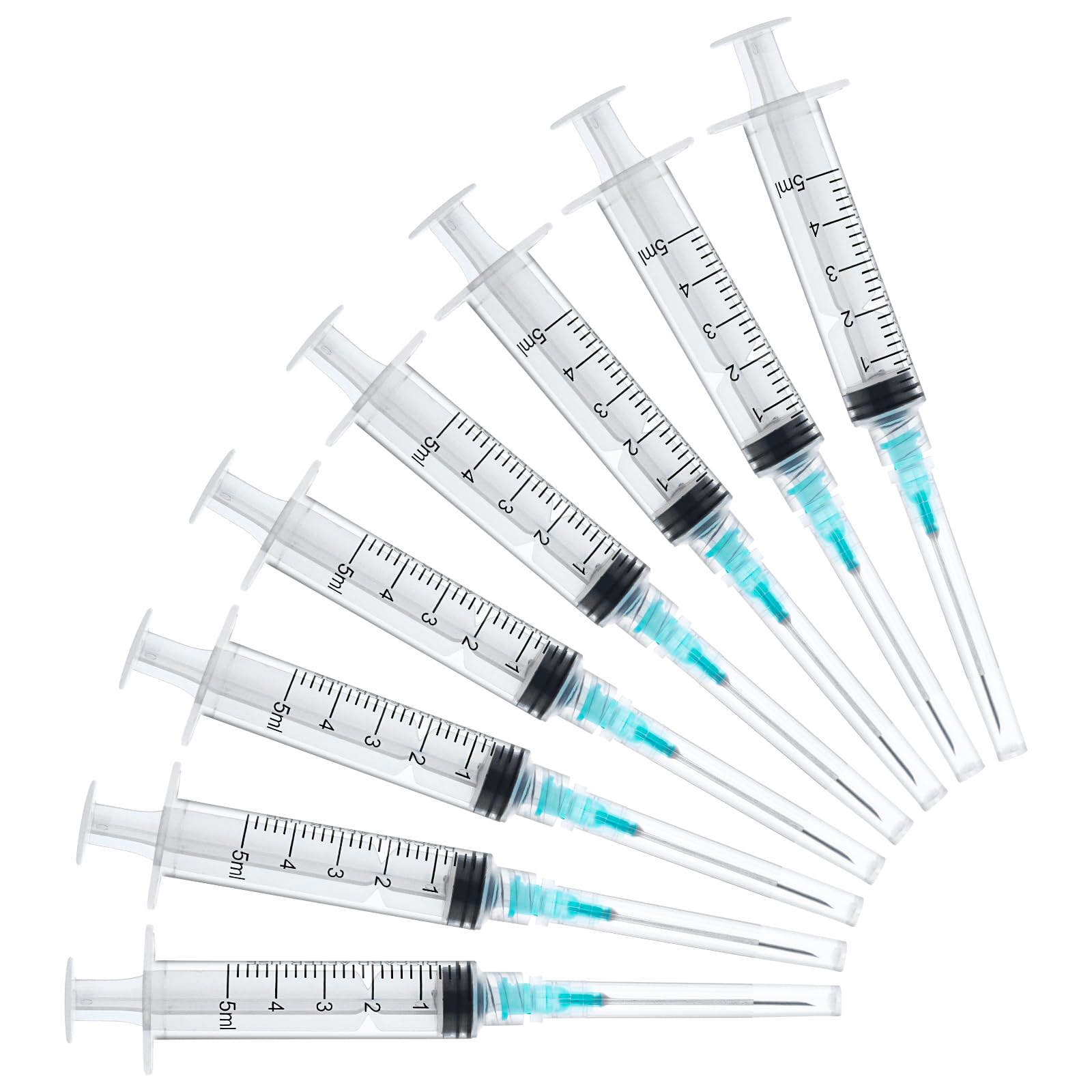 5ml Syringe with 21Ga 1.5" Lab Tools,Individually Packaged(20-Pack)
