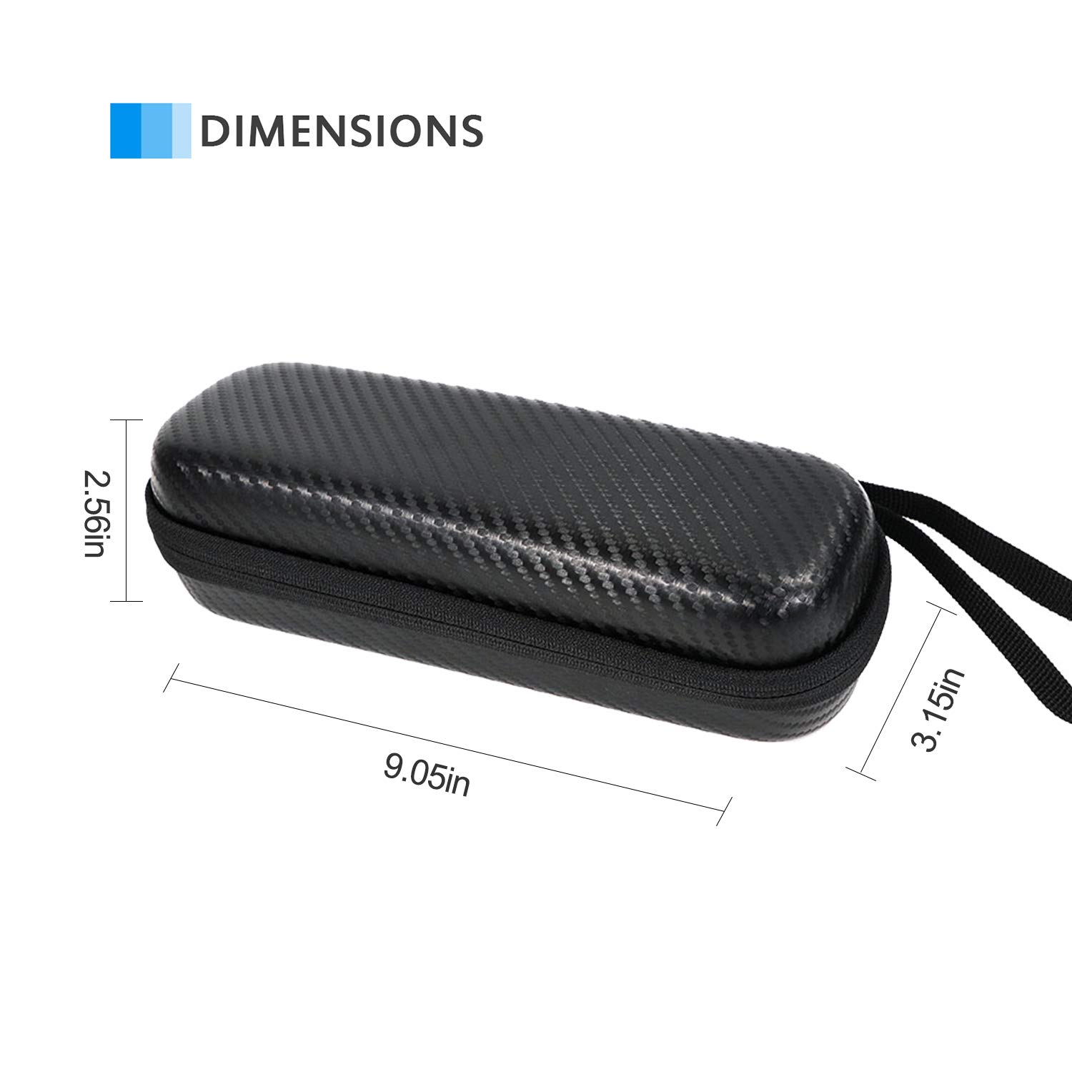 ProCase Toothbrush Travel Case for Oral-B Pro 1000 1500 3000 5000 7000 Sonicare 5100 6100 AquaSonic, Sonic Electric Power Rechargeable Toothbrush Carrying Case Holder Container -Black