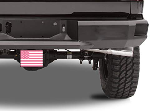 Pink USA American Flag Trailer Hitch Cover Plug US Patriotic for Her Women