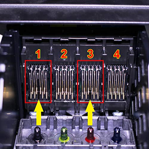 Ink Cartridge Chip Connector Holder 2Pcs for WF 2540 2541 2548 2630 2631 2650 2650D 2651 2660 2660D