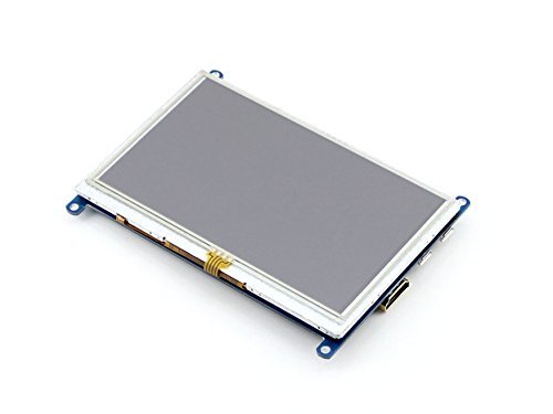 5inch HDMI LCD (B) for Raspberry Pi 800x480 Resolution Resistive TFT Touch Screen Display HDMI Interface for Raspberry Pi 3/2/1 Model B B+ A+ Zero, BB Black, PC Various Systems Windows 10/8.1/8/7