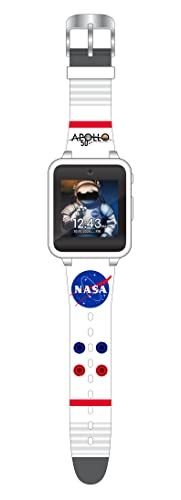 NASA Kids Interactive Smart Watch with Educational Features, Step Counter, Voice Recorder, Camera, Games, Alarm, Timer, Stopwatch, Touchscreen Display, and Fun NASA Themes for Learning and Play
