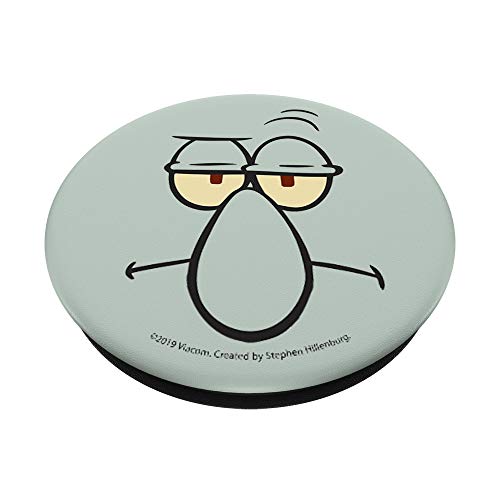 SpongeBob SquarePants Squidward Tentacles Big Face PopSockets PopGrip: Swappable Grip for Phones & Tablets