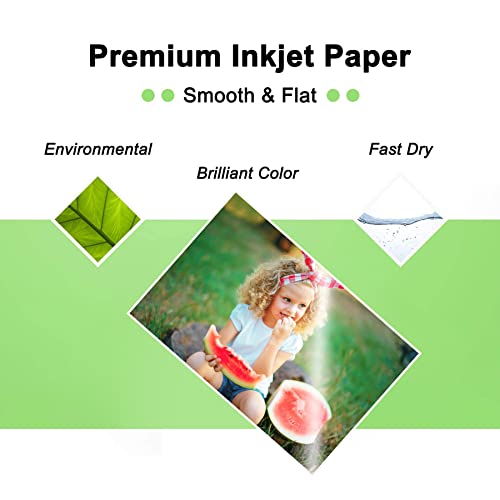 Koala Heavyweight Photo Paper High Glossy 4x6 Inches for Inkjet Printing 100 Sheets 61LB