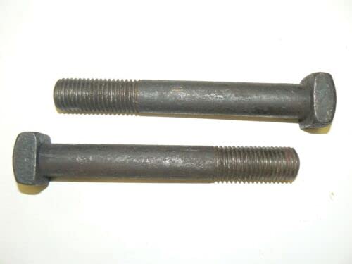 7/8"-9 x 6 1/2" Square Head Machine Bolts - Plain Steel Finish - Lot of 5 Pcs. HQ
