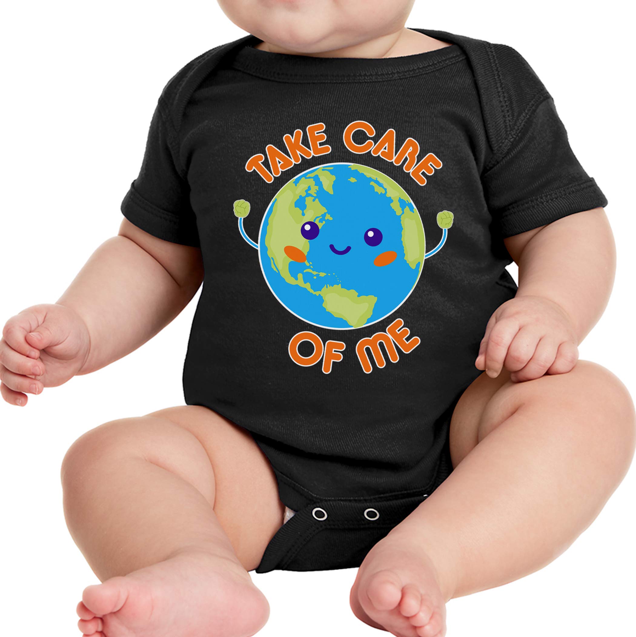 TEEAMORE Custom Bodysuits for Baby Personalized Bodysuit Design Your Own Add Your Text Image Black