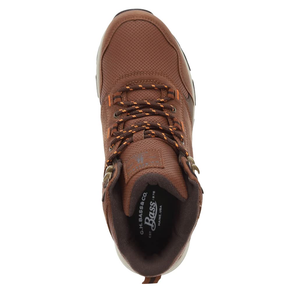 Bass Mens Trailway Hi Outdoor Walking Hiking Boot, Tan/Brown, 9 M