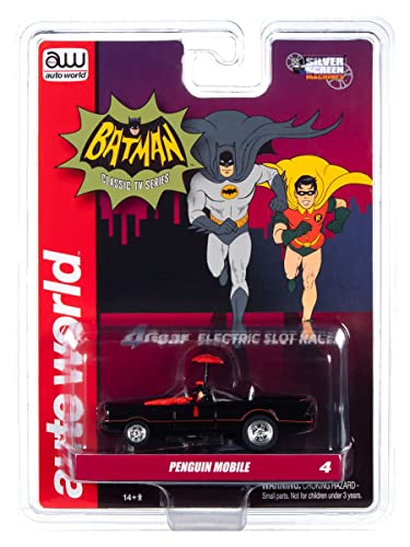 Auto World SC358 Batman Classic TV Series Penguin Mobile HO Scale Electric Slot Car