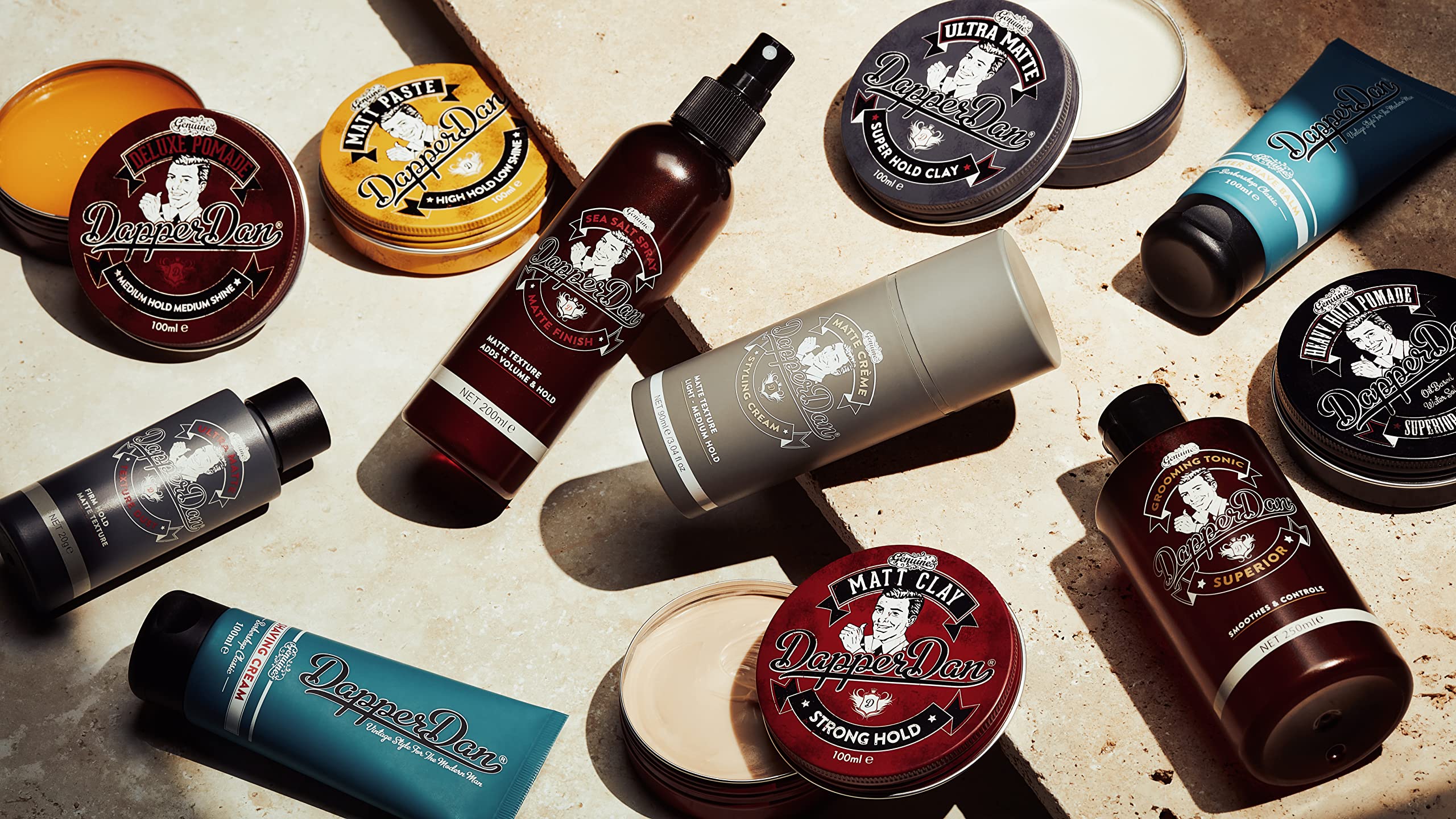 Heavy Hold Pomade By Dapper Dan, Superior Hold, Petrolatum Free, No Build Up, Liquorice & Vanilla Fragrance 100ml