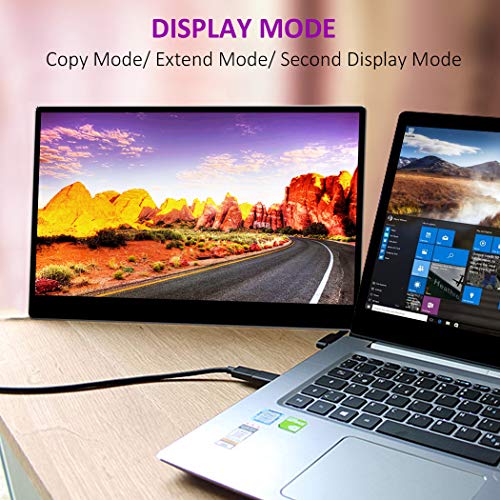 Portable Touch Monitor,Corkea 8.9 Inch 1920×1200 IPS Display with Dual USB-C and HDMI Input,HDR,Slim and Lightness,S Built-in Dual Speakers External Monitors (14 Inch 4K Touchscreen Monitor)