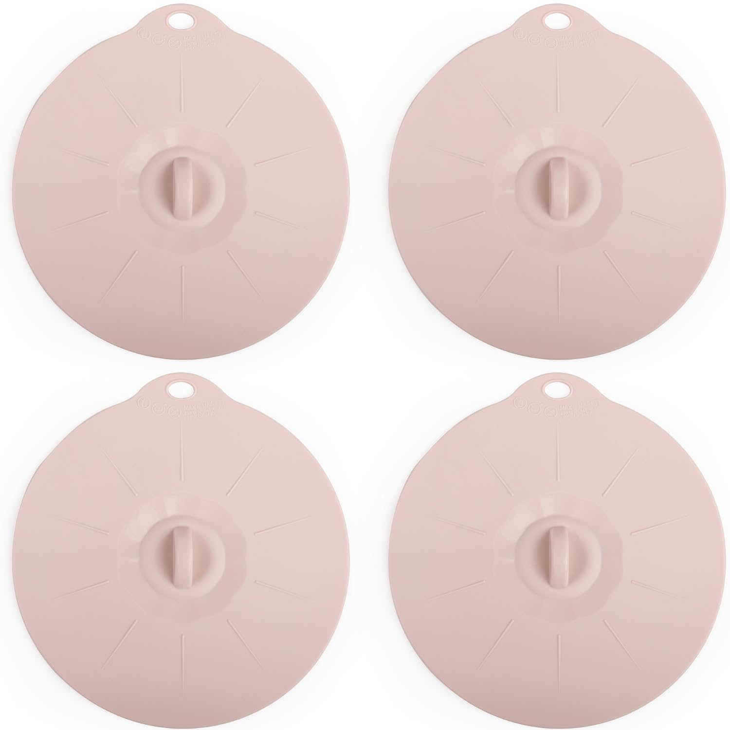 4"-12" Silicone Lids for Cups Bowls Plates Pans, Microwave Splatter Cover, Kitchen Containers Lids Cover for Food Storage, Mini 3.9" 4 Pack