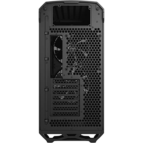 Fractal Design Torrent Black - Solid Side Panel - Open Grille for Maximum air Intake - Two 180mm PWM and Three 140mm Fans Included - Type C - ATX Airflow Mid Tower PC Gaming Case
