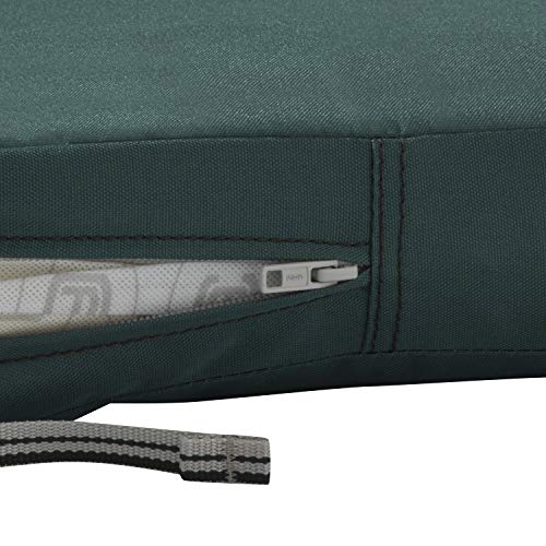 Classic Accessories Ravenna Water-Resistant 72 x 21 x 3 Inch Patio Chaise Lounge Cushion, Mallard Green, Patio Cushion
