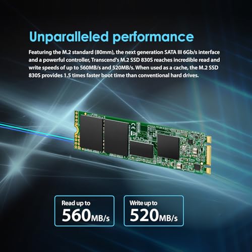 Transcend 2TB SATA III 6GB/s MTS830S M.2 2280 Solid State Drive - TS2TMTS830S