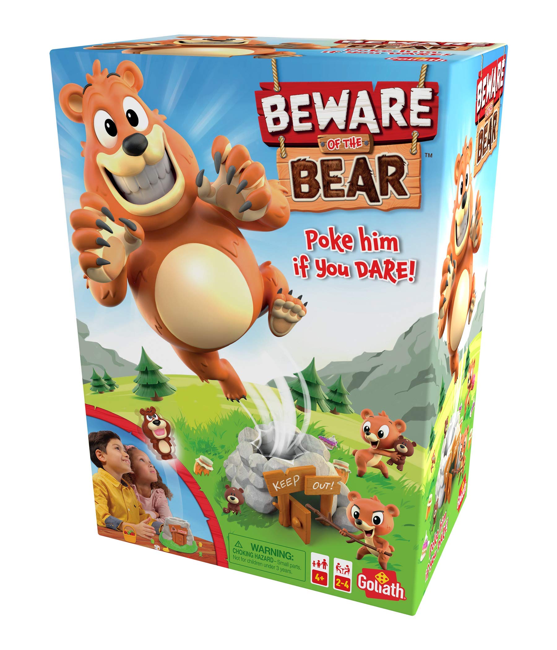 Beware of The Bear - Poke The Bear and Sneak The Goodies Before He Wakes Up Game by Goliath