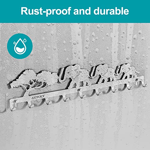 Autoly, Coat Rack Wall Mount installs The Door Hanger Hook Against The Wall, Coat Hanger Wall can Organize The Room. Coat Hooks Wall mounted9 Hooks 1 Piece,OriginalDesignwall Coat Rack。
