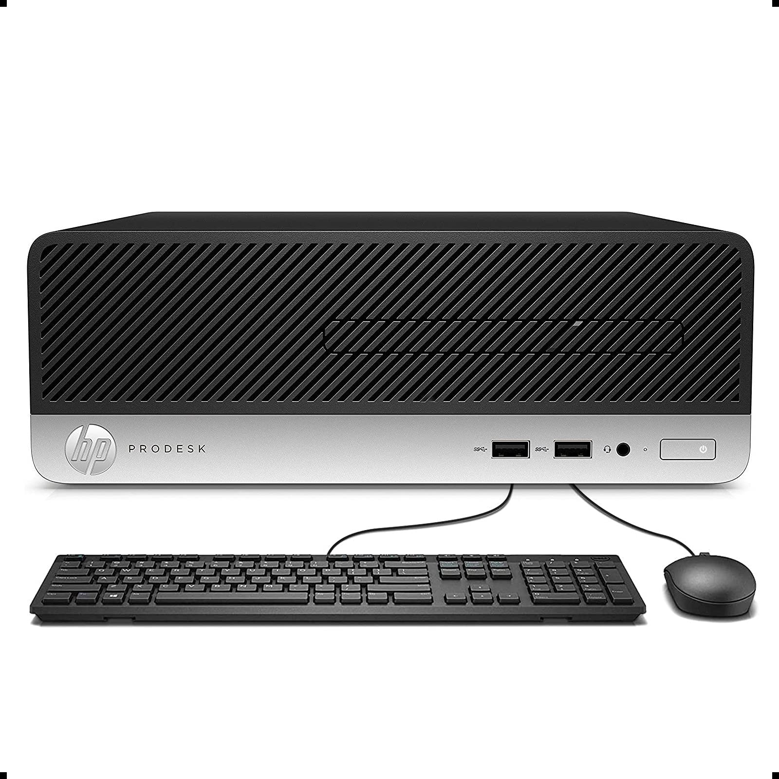 HP ProDesk 400 G4 Small Form Factor Desktop PC, Intel Pentium G4400 3.3GHz, 8G DDR4, 512G SSD, WiFi, BT 4.0, DVD, Windows 10 64-Multi-Language Support English/Spanish/French(Renewed)