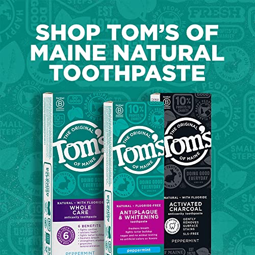 Tom's of Maine Simply White Toothpaste, Clean Mint, 4.7 oz. 3-Pack (Packaging May Vary)