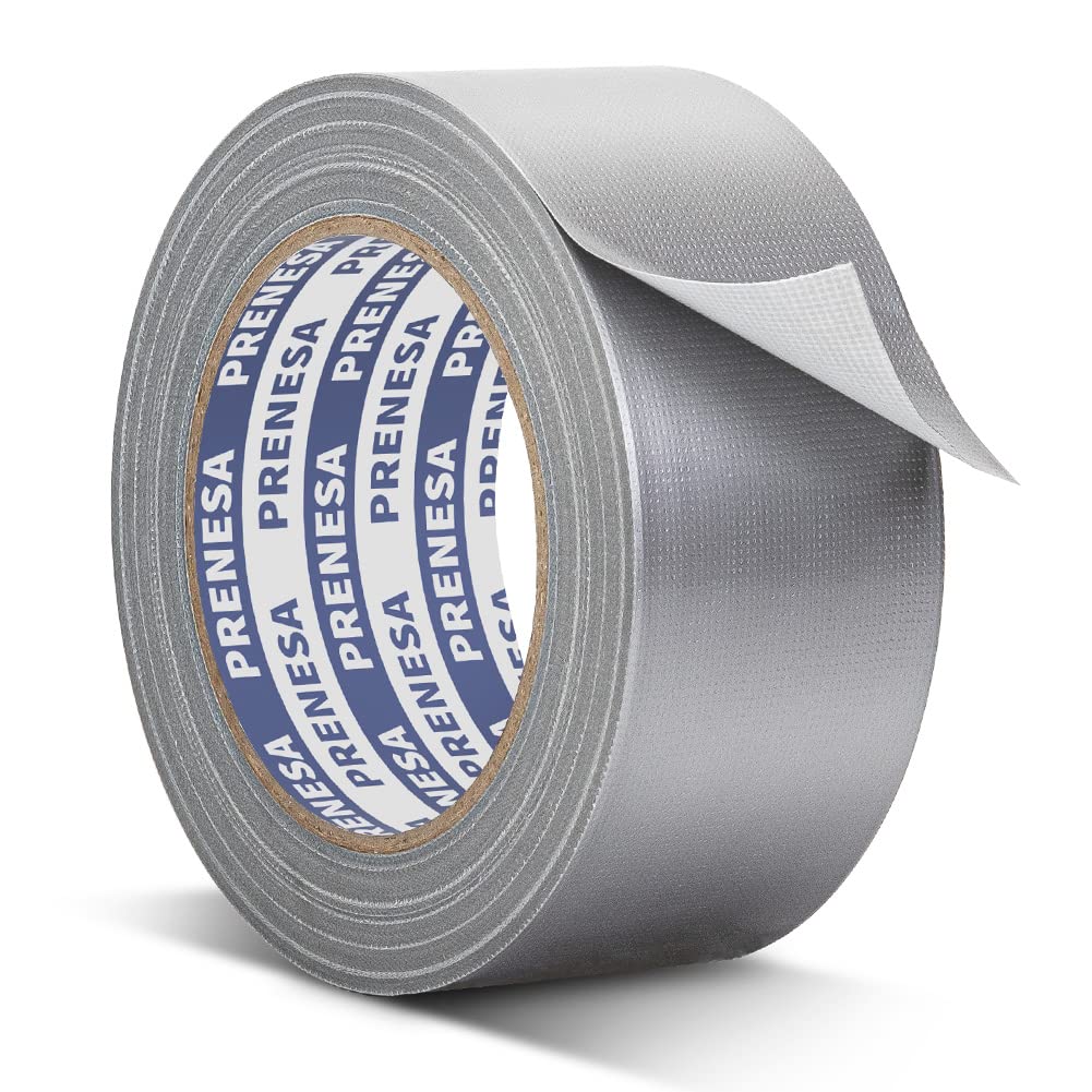 Prenesa Duct Tape Heavy Duty Waterproof - 1.88" Wide x 35Yards Adhesive Weatherproof Flexible Multi Use Duct Tape Ideal for Pipe/Sealing/Metal Repair/Insulation, 1 Roll