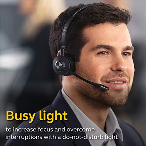 Jabra Engage 75 Wireless Headset, Mono β Telephone Headset with Industry-Leading Wireless Performance, Advanced Noise-Cancelling Microphone, Call Center Headset with All Day Battery Life,Black