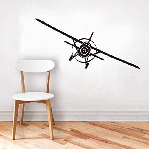 Airplane Wall Decal Removable PVC Wall Sticker for Kids Room Nursery Wall Art Mural Stickers Mural 90X43Cm