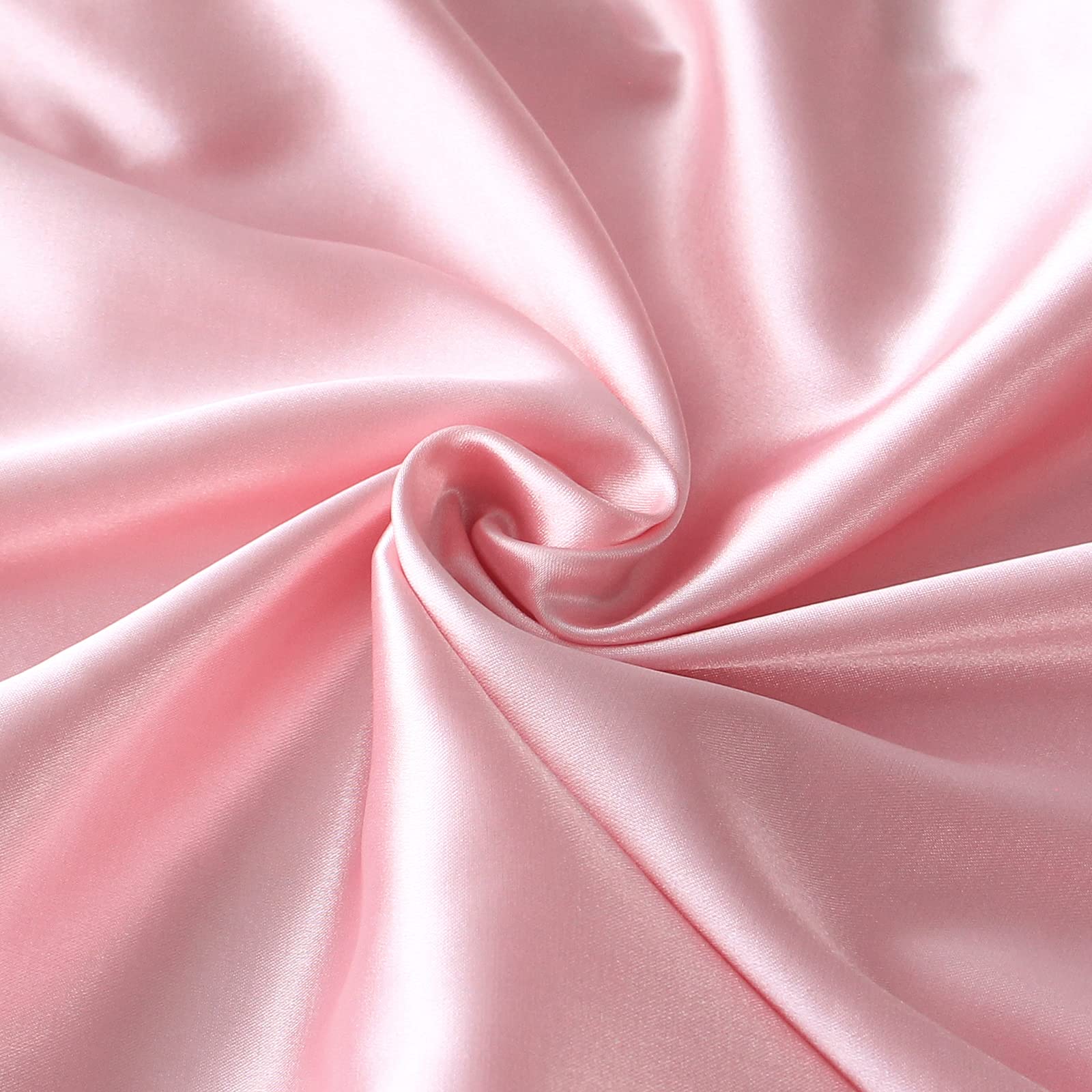 Satin Crib Sheets for Baby Hair, Fitted Sheet for Standard Crib Mattress, 2 Pack Ultra Soft Fitted Crib Sheet for Baby, Machine Washable, Grey and Pink