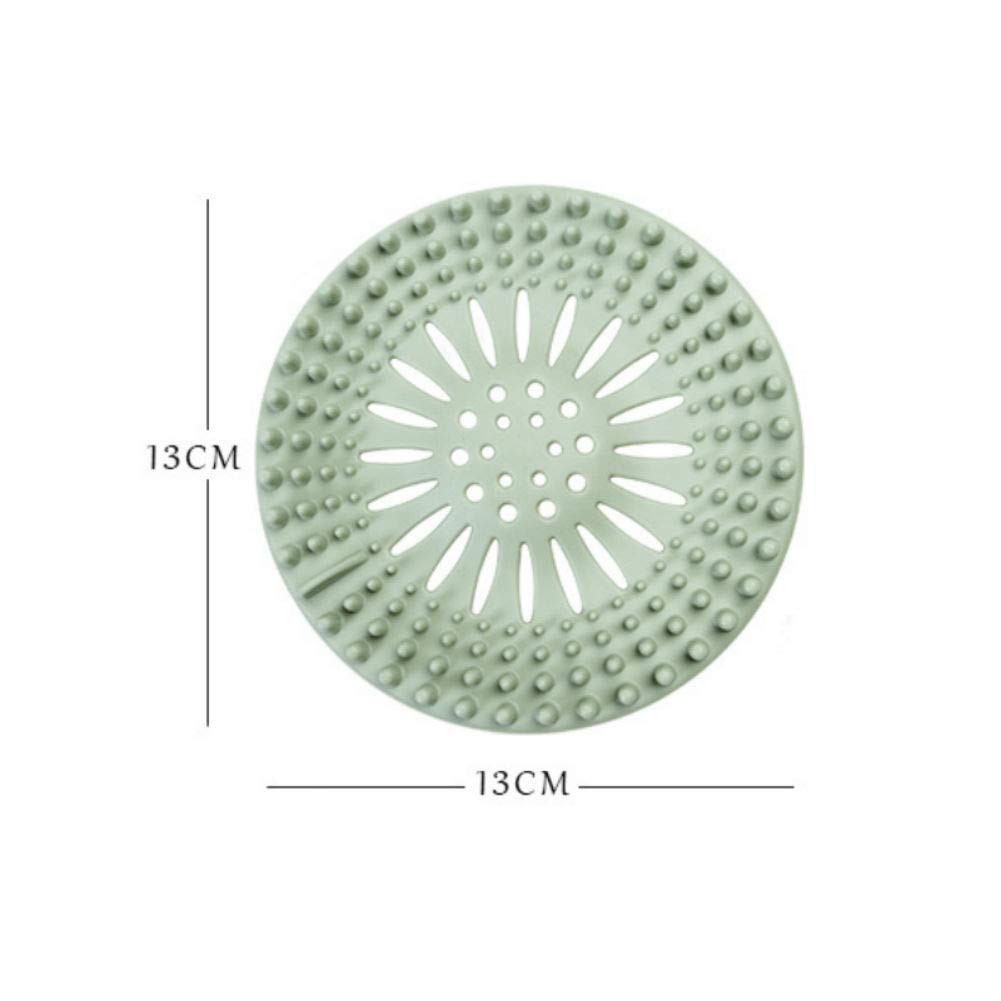 AKOAK 3 Pack Hair Catcher Hair Stopper Shower Drain Covers Rubber Sink Strainer Drain Cover Filter for Bathroom Bathtub and Kitchen
