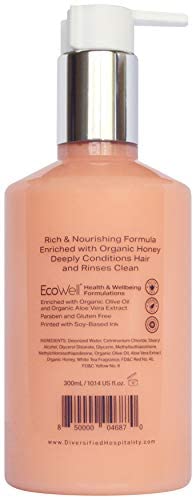 Eco Botanics Hotel Amenities Set | 10.14oz Pump Bottles | Shampoo, Conditioner, Hand & Body Wash, and Lotion | Set of 4