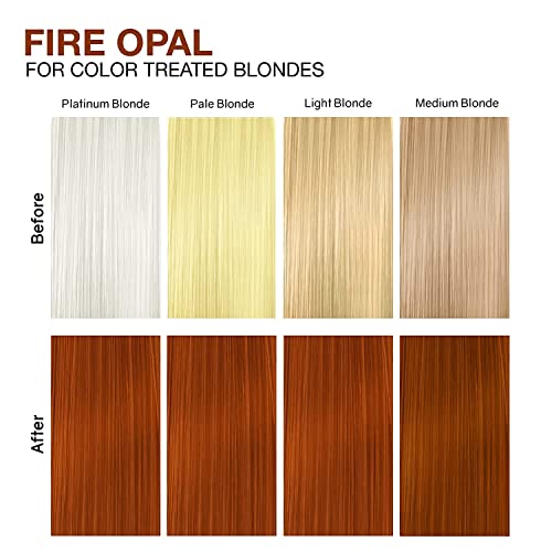 Celeb Luxury Colorwash Color Depositing Conditioner - Color Refresher , Vegan Hair Dye Mask, Bondfix Bond Rebuilder, Gem Lites Fire Opal