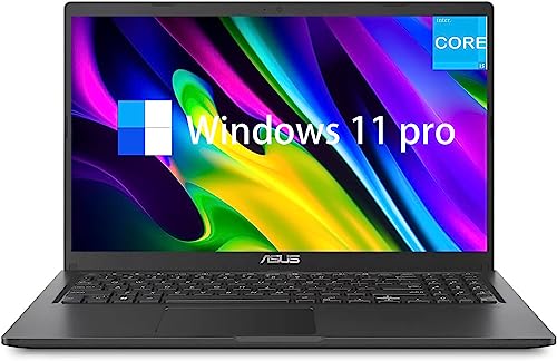 ASUS Vivobook 15 Laptop for Business and Student, 15.6 Inch FHD, Intel Core i5-1135G7, 8GB RAM, 512GB SSD, Windows 11 Pro, 10 Number Key, WiFi, HDMI, USB Type-C, Black, PCM