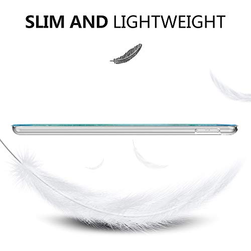 MoKo Case for iPad 10.2 iPad 9th Generation 2021/ iPad 8th Generation 2020/ iPad 7th Generation 2019, Slim Stand Hard Back Shell Smart Cover Case for iPad 10.2 inch, Auto Wake/Sleep, Swirl