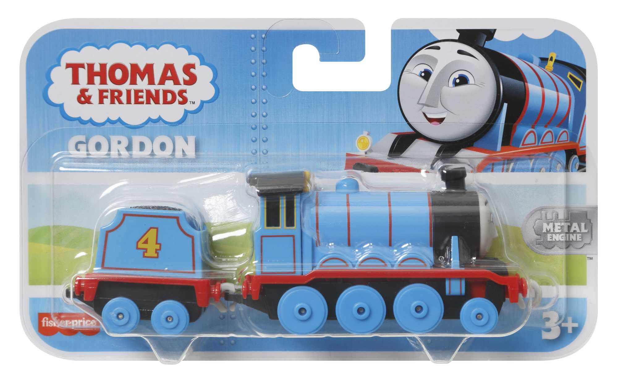 Thomas The Tank Engine Gordon Metal Push Locomotive Toy for Children 3+ Years HHN38