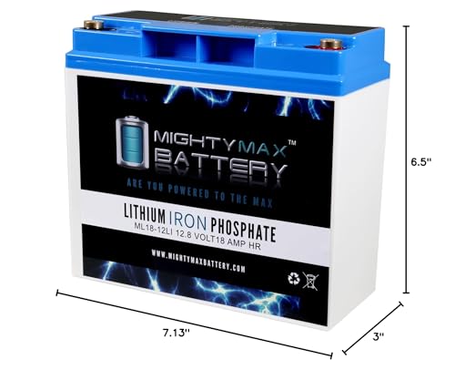 Mighty Max Battery 12V 18AH Lithium Replacement Battery for 12896 51814 51913 104831