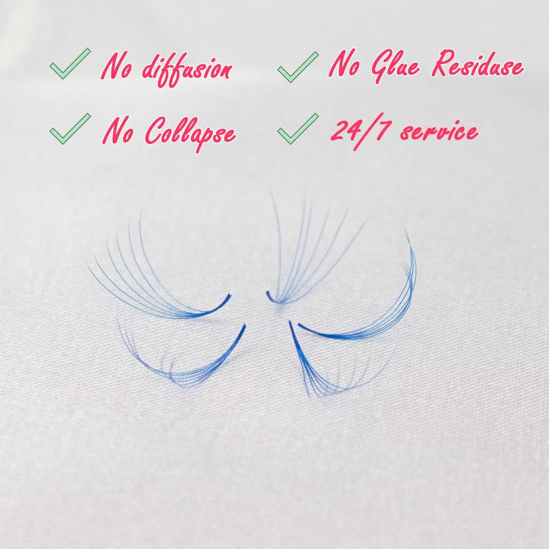 500 pcs Mixed colorful lash extensions | premade volume lash extensions | premade mega volume fans | colored lash extension | russian volume eyelash extensions. 6D and 8D