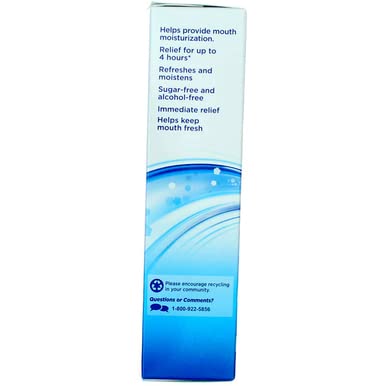 Biotene Gentle Mint Moisturizing Mouth Spray, Sugar-Free, for Dry Mouth and Fresh Breath, 1.5 Fl Oz (Pack of 2)