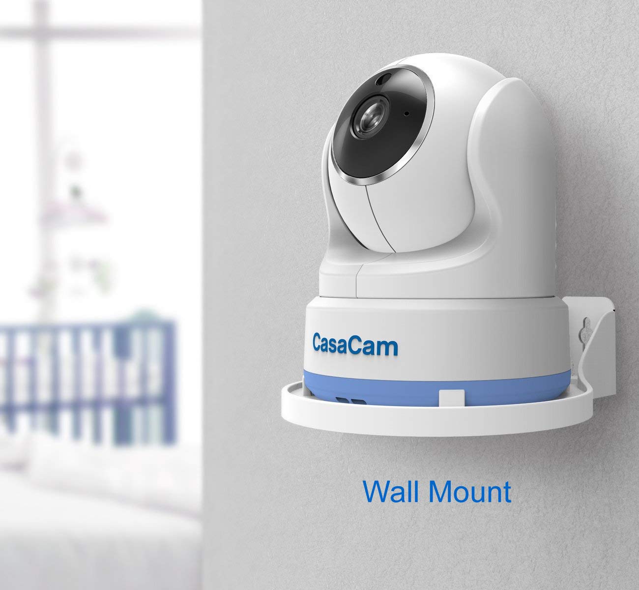 CasaCam BC200 Digital Wireless HD Pan & Tilt Baby Camera, Add-on Camera BM200, Two-Way Audio, Night Vision, Temperature Monitoring, Night Light and Lullabies