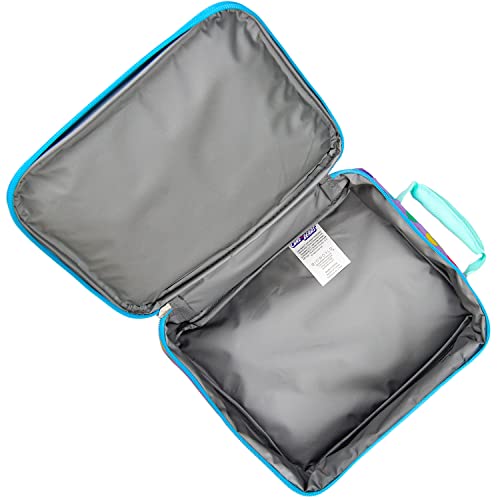 Carebears Lunch Tote Clear Design With Iridescent Underlay Lunch Bag Box