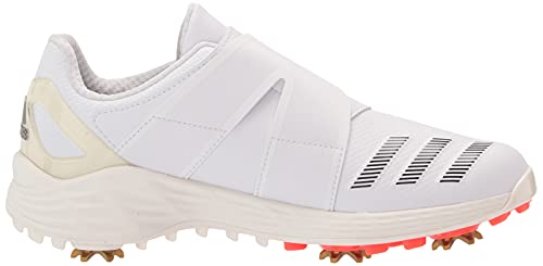 adidas Women's ZG21 BOA Golf Shoes, Footwear White/Core Black/Solar Red, 11