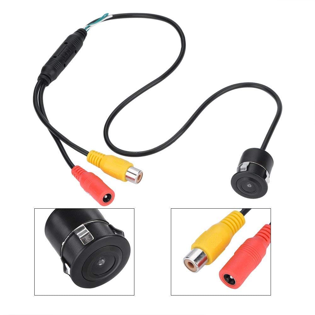 Mini Camera, 170° Wide Angle Wired CCTV CCD Mini Security Camera Hd IR Camera IP66 100W Night Vision Hidden Surveillance Camera for Car Monitor,Home,Warehouse NTSC