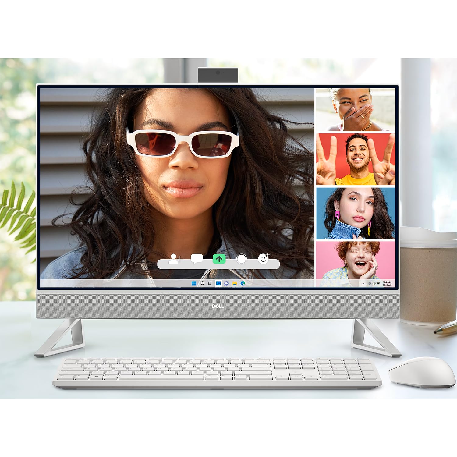 DELL Inspiron 7720 27" FHD Touchscreen All-in-One Business Desktop PC, Microsoft Office Lifetime Office & Windows 11 Pro, 13th Gen Intel 10-Core i7-1355U, 16GB RAM, 2TB SSD, GeForce MX550, Wi-Fi 6E