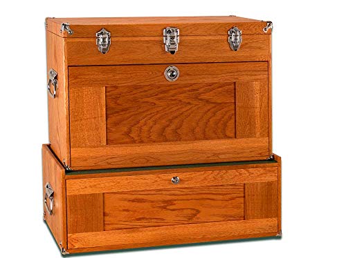 Gerstner International GI-T24/M24 Red Oak Chest and Mid-Base Set