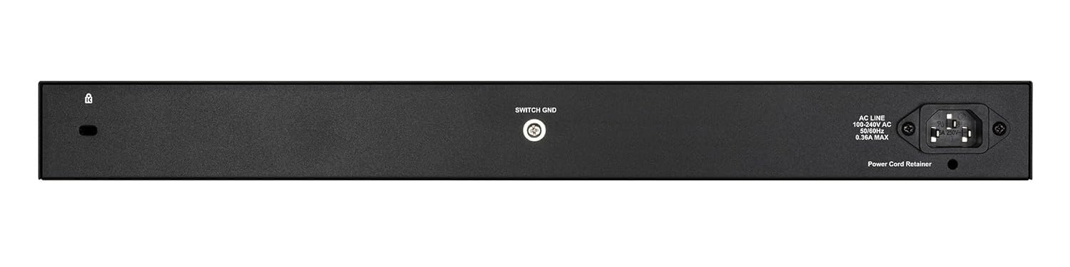D-Link 26-Port Gigabit Smart Managed Switch | 24 GbE + 2 SFP Ports | L2+ | VLANs | Cable Diagnostics | Web Managed | Desktop or Rackmount | Fanless | NDAA Compliant |Lifetime Warranty (DGS-1210-26)