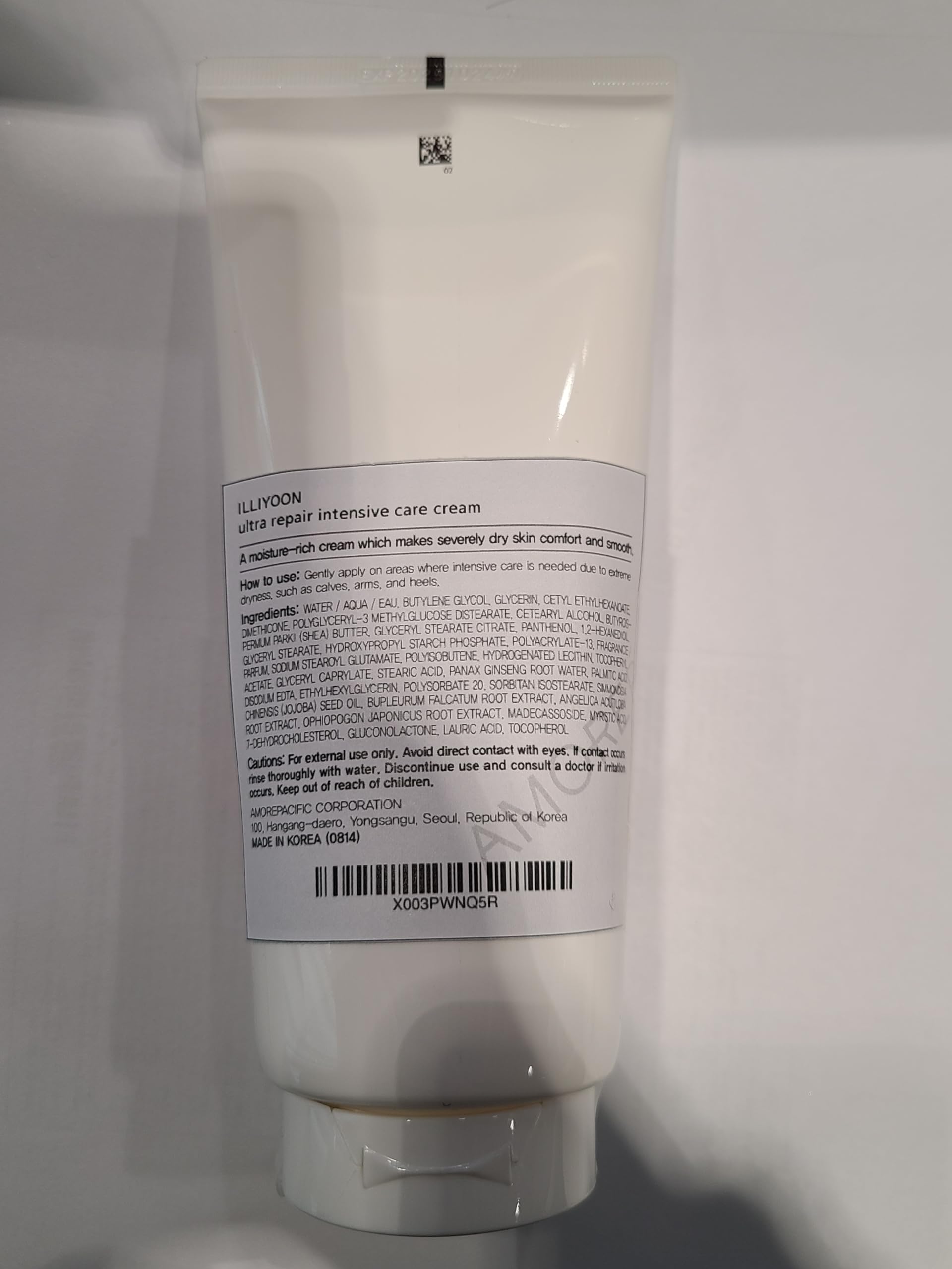 Illiyoon Ultra Repair Intensive Care Cream - Moisturizing Lotion for Face and Body, Enhancing Moisture Barrier, Moisturizer for Dry and Sensitive Skin, 6.76 Fl Oz (200ml)