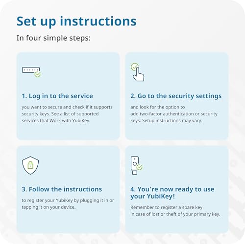 Yubico - YubiKey 5C Nano - Multi-Factor authentication (MFA) Security Key, Connect via USB-C, Compact Size, FIDO Certified - Protect Online Accounts